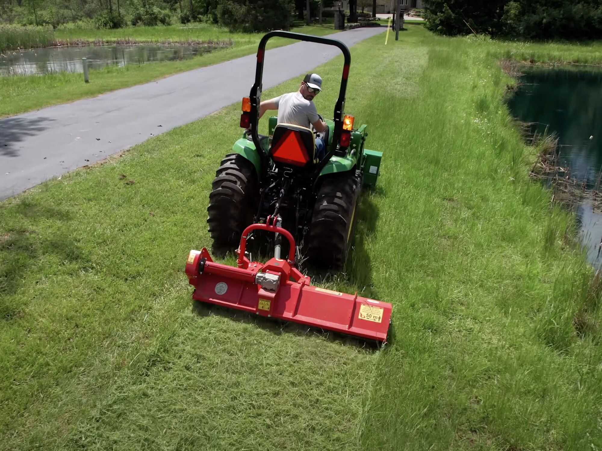 Offset Flail Mower, Quick Hitch Compatible | Del Morino