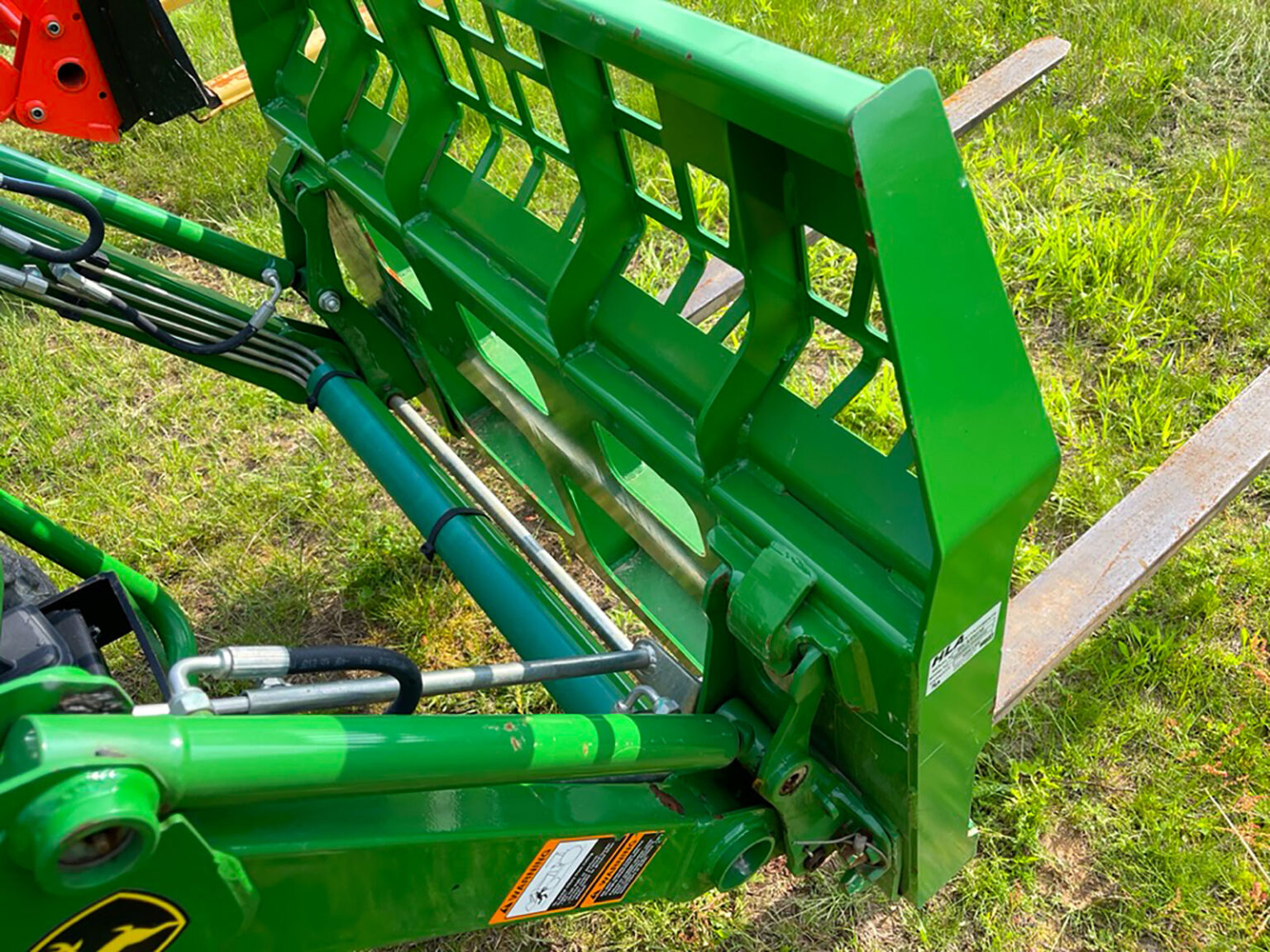 Heavy Duty Pallet Forks for Tractors | HLA 4200 lb Rated