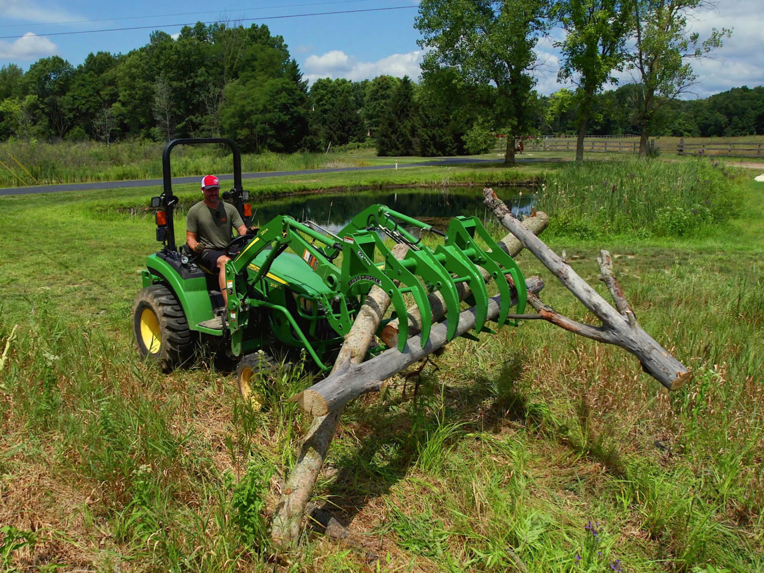 Tractor Grapple - Westendorf Brush Crusher | Good Works Tractors