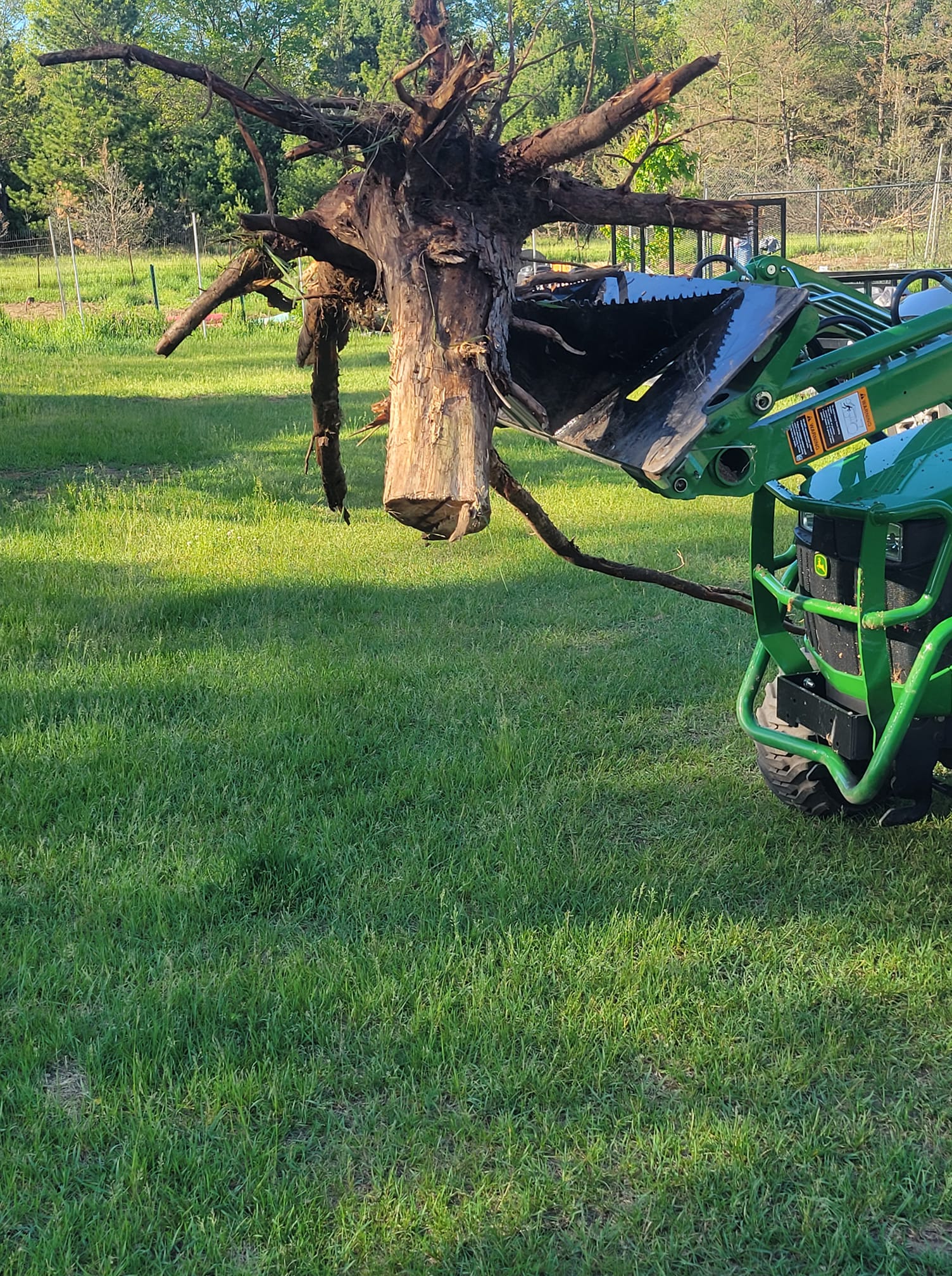 GWT Stump Wrecker (Mini Stump Bucket) Attachment - Good Works Tractors