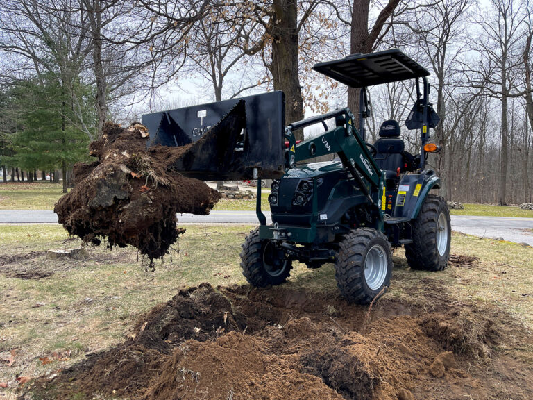Stump Bucket for Tractors | GWT Mini Wrecker in SSQA & JDQA