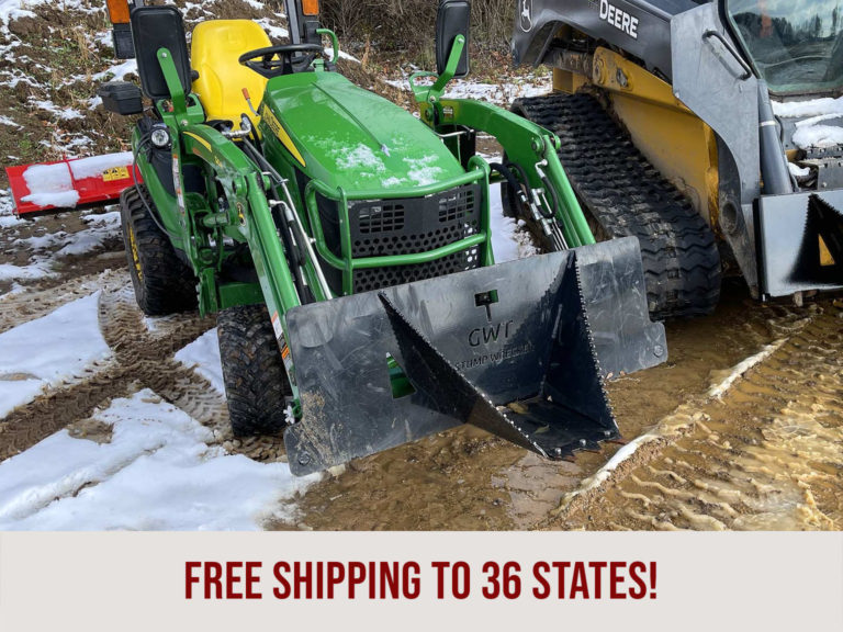 GWT Stump Wrecker (Mini Stump Bucket) Attachment - Good Works Tractors