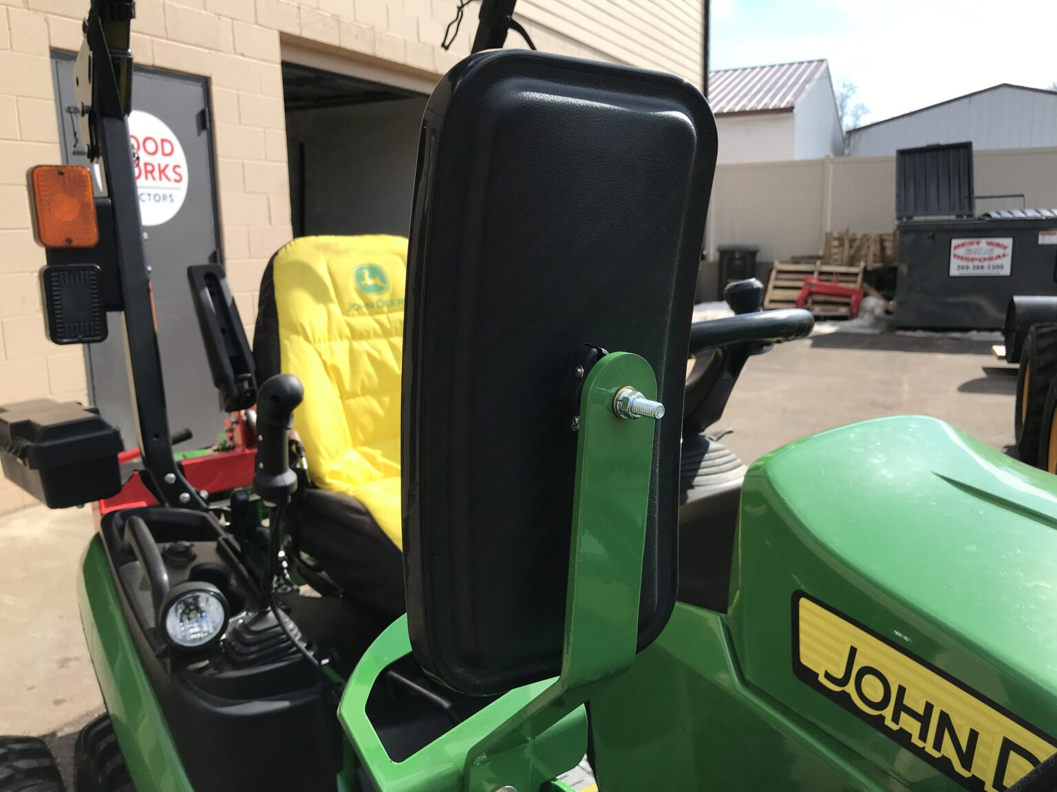 Tractor Rear-view Mirror (Bolt-On) - Good Works Tractors
