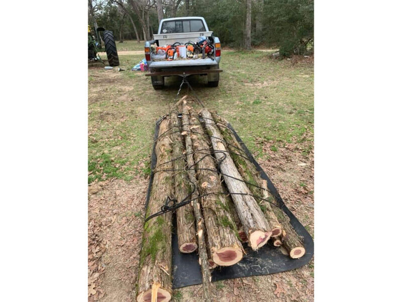 Roll Up Hauling Sled | Modern Stone Boat | YARD GLIDER