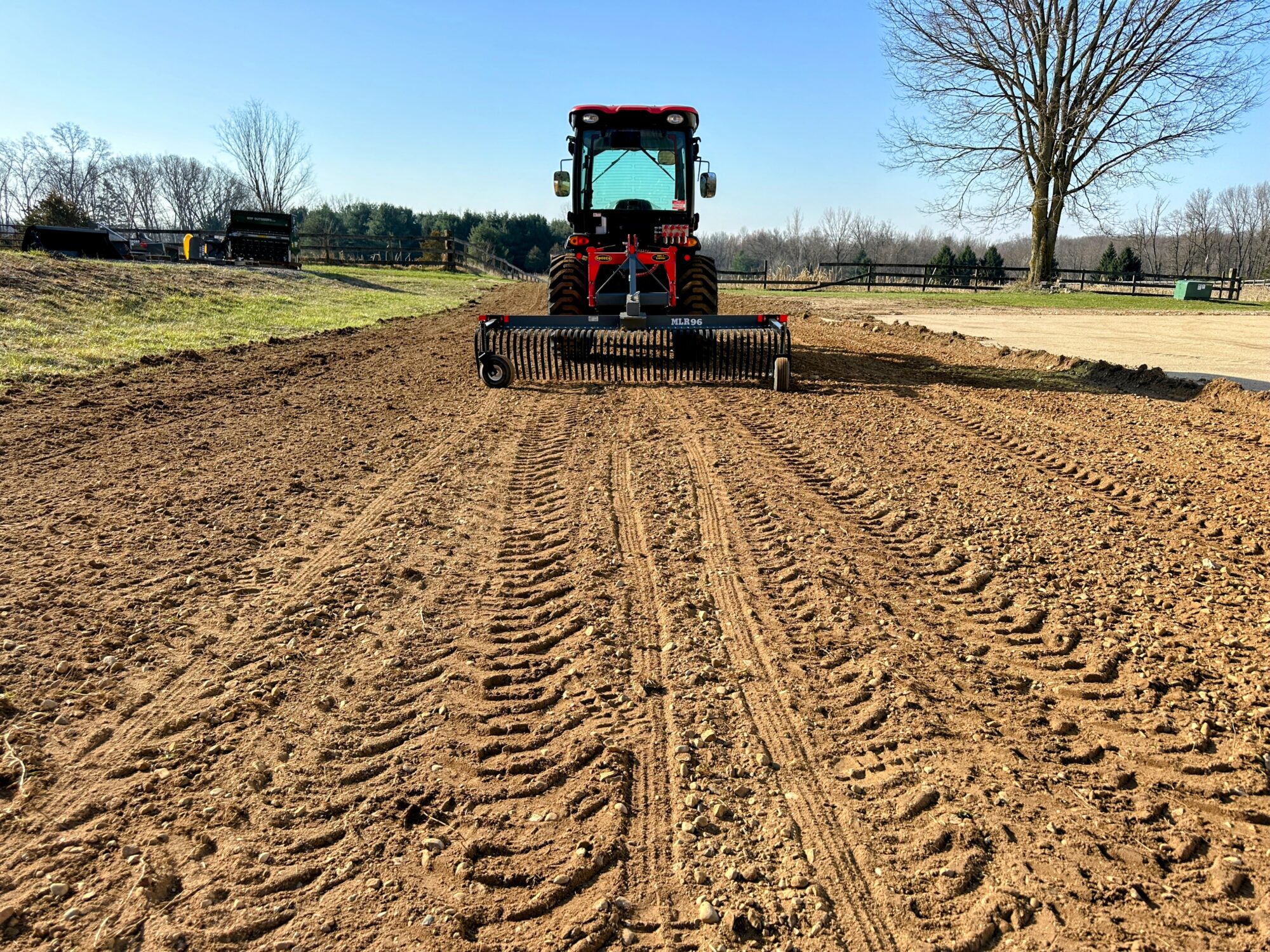 3-Point Landscape Rake for Tractors | Made in the USA!