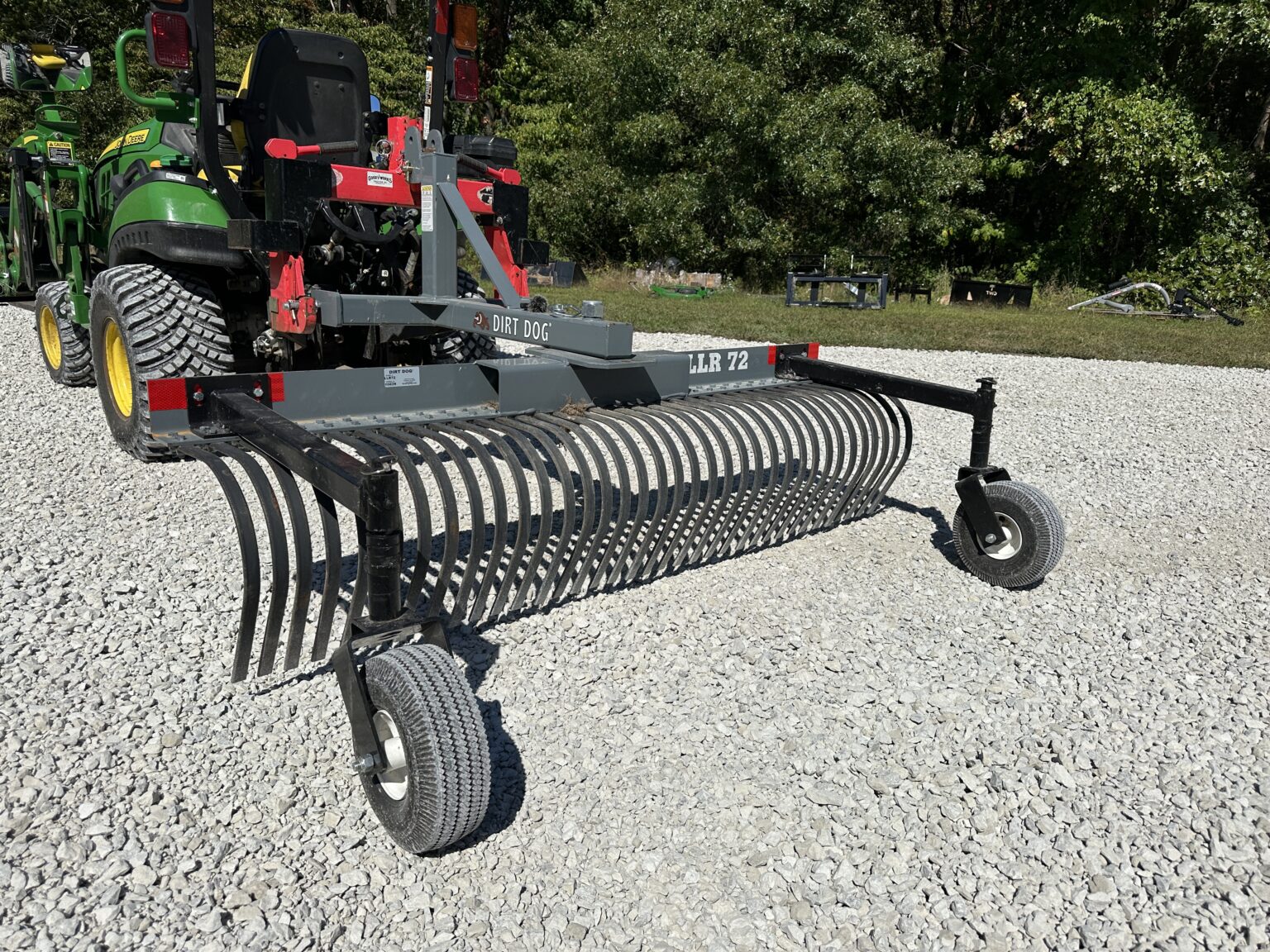 Buy CLOSEOUT Dirt Dog Landscape Rake for Tractor - Good Works Tractors
