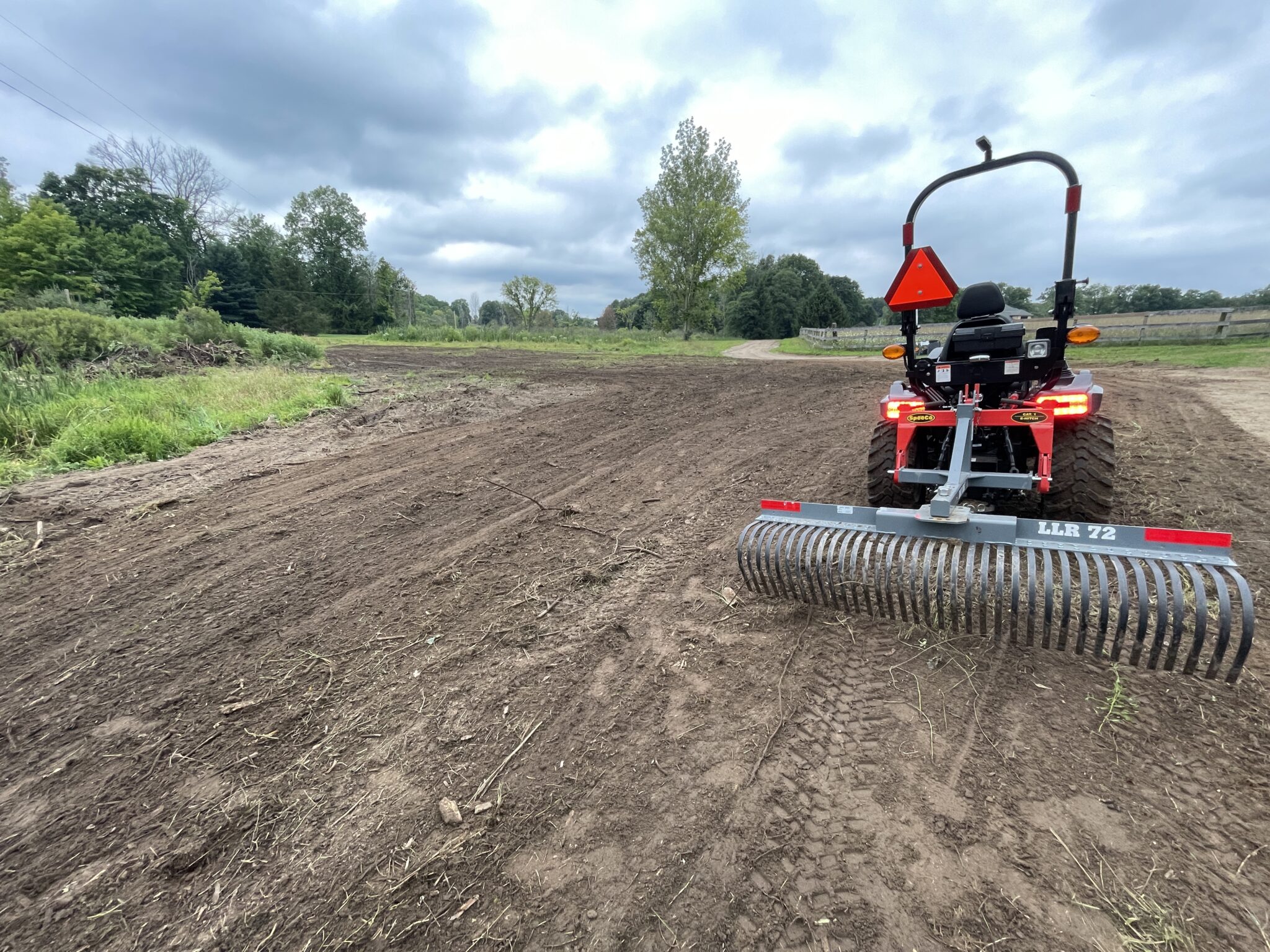 3-Point Landscape Rake for Tractors | Made in the USA!