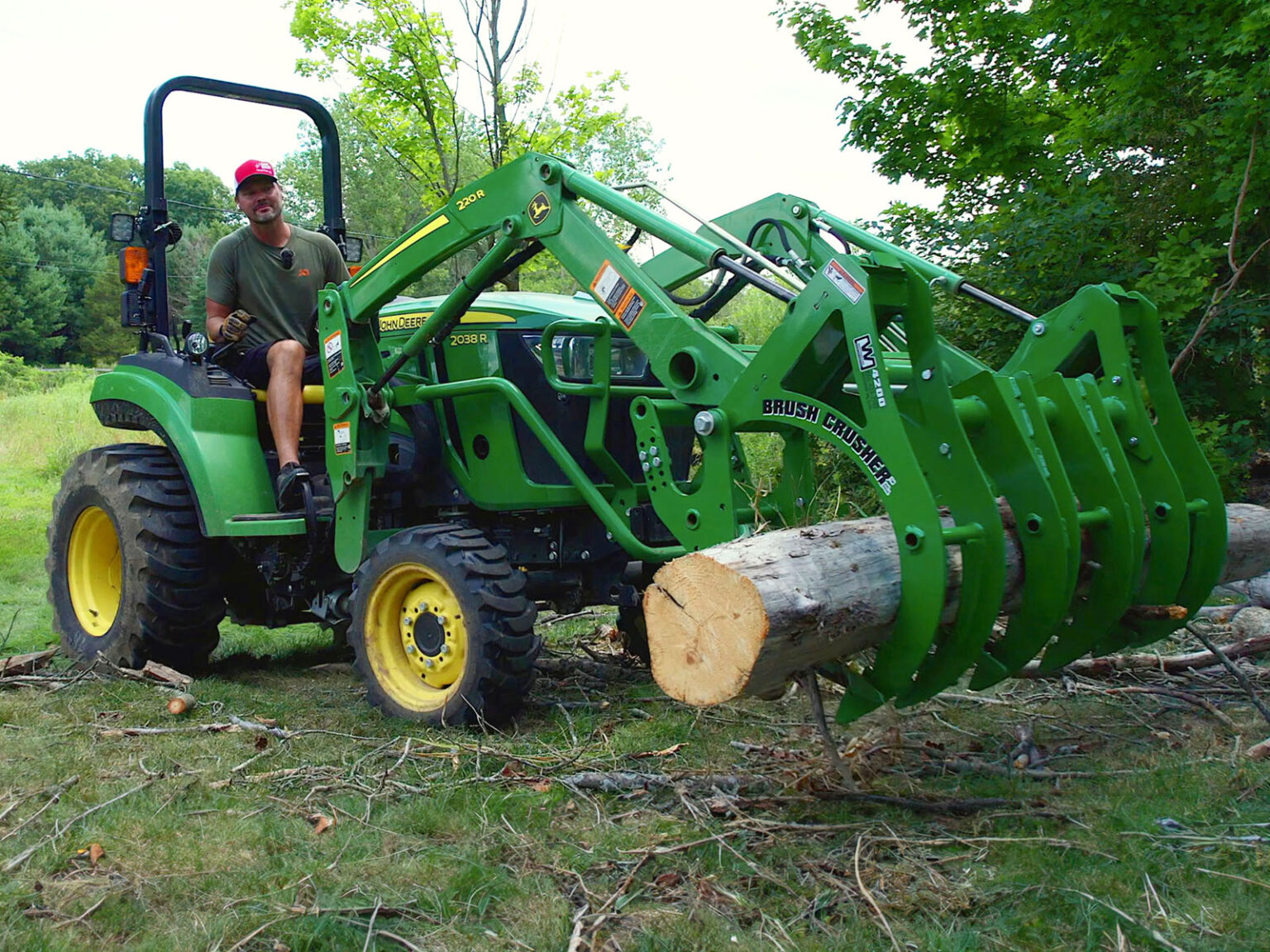 Tractor Grapple - Westendorf Brush Crusher | Good Works Tractors