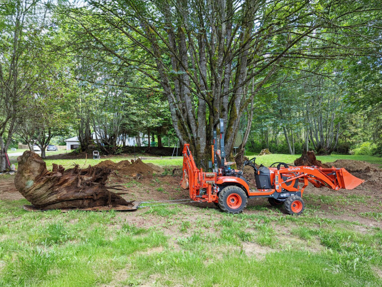 Roll Up Hauling Sled | Modern Stone Boat | YARD GLIDER