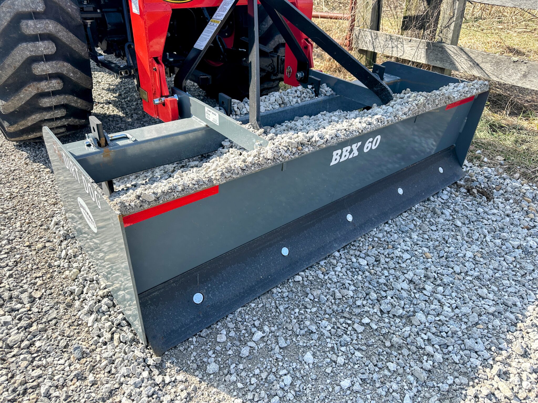Box Blade for Tractor 3-Point by Dirt Dog - Good Works Tractors