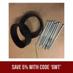 Miller Tire Dual Wheel Spacer Adapter Kit For John Deere 1025R