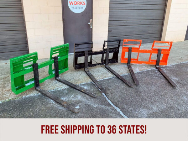 2,000 Lb HLA Pallet Forks - Good Works Tractors