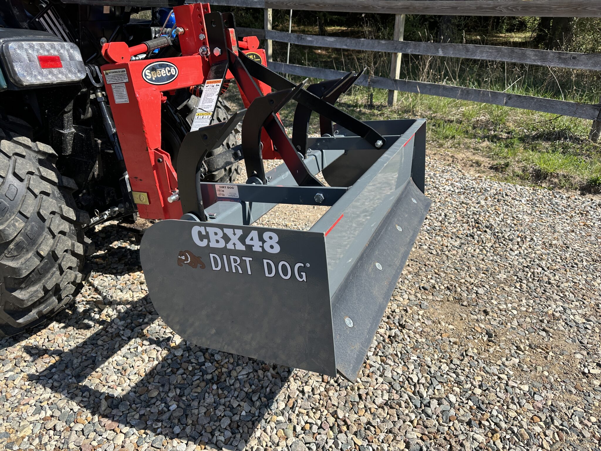 Box Blade for Tractor 3-Point by Dirt Dog - Good Works Tractors