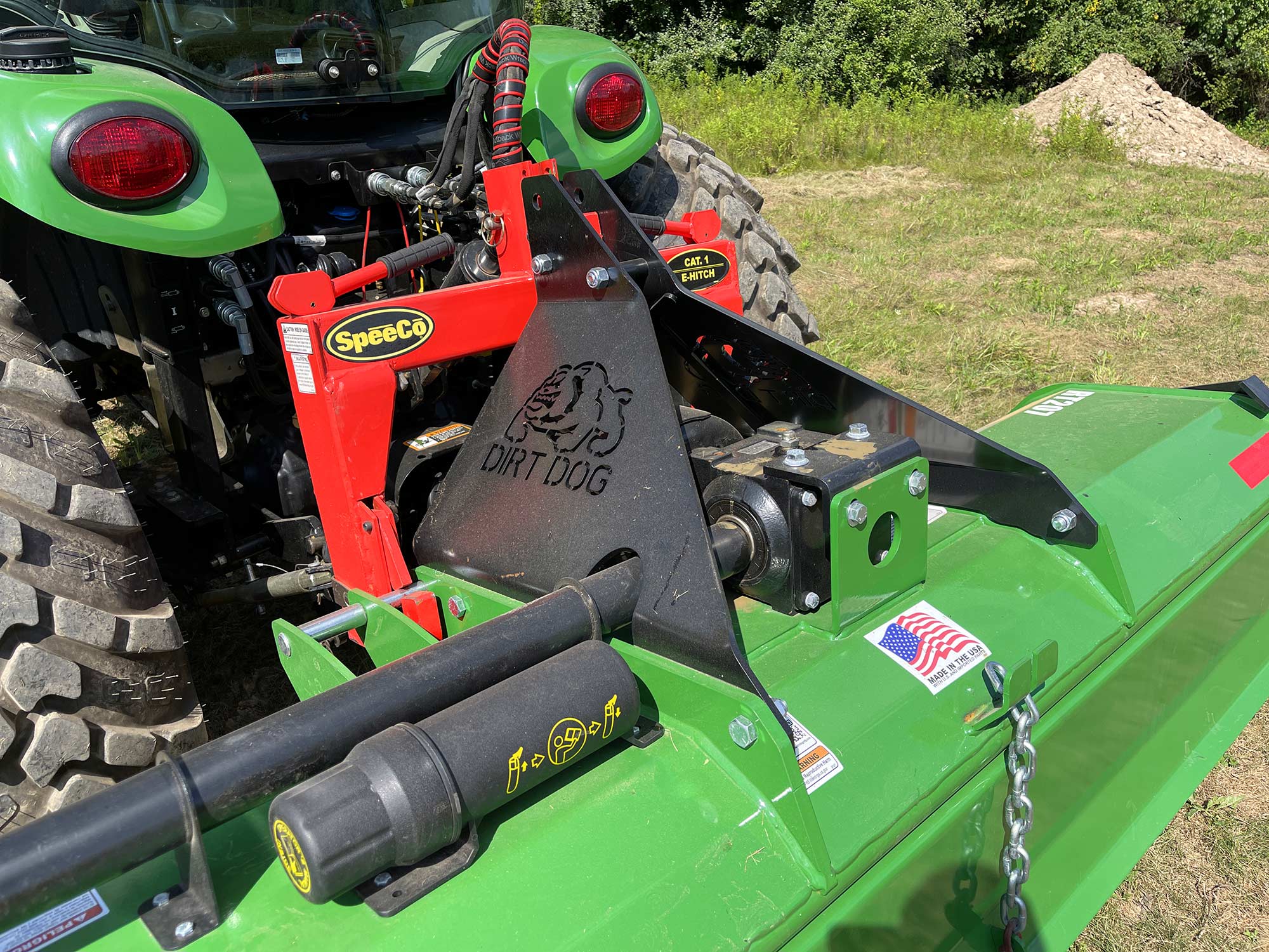 Dirt Dog Rotary Tiller - Good Works Tractors