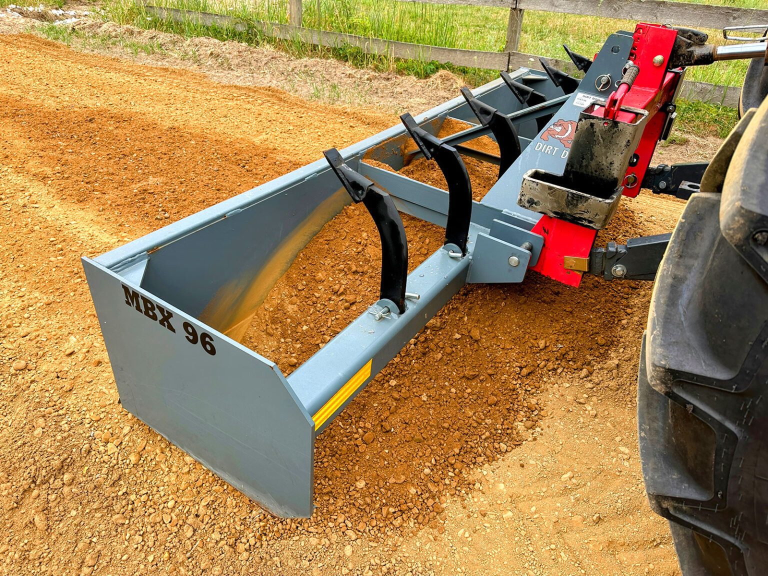 Box Blade for Tractor 3-Point by Dirt Dog - Good Works Tractors