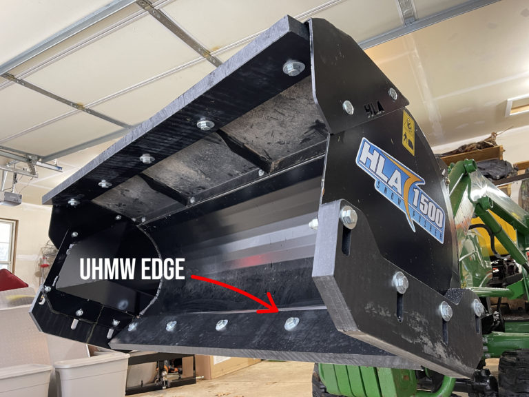 Steel, Rubber, & Plastic Cutting Edge for HLA Snow Pusher - Good Works ...