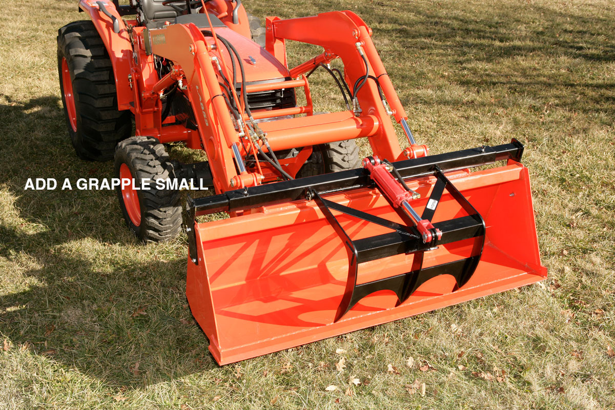 Buy Grapple for Tractor Bucket Add-A-Grapple by Precision Mfg - Good ...