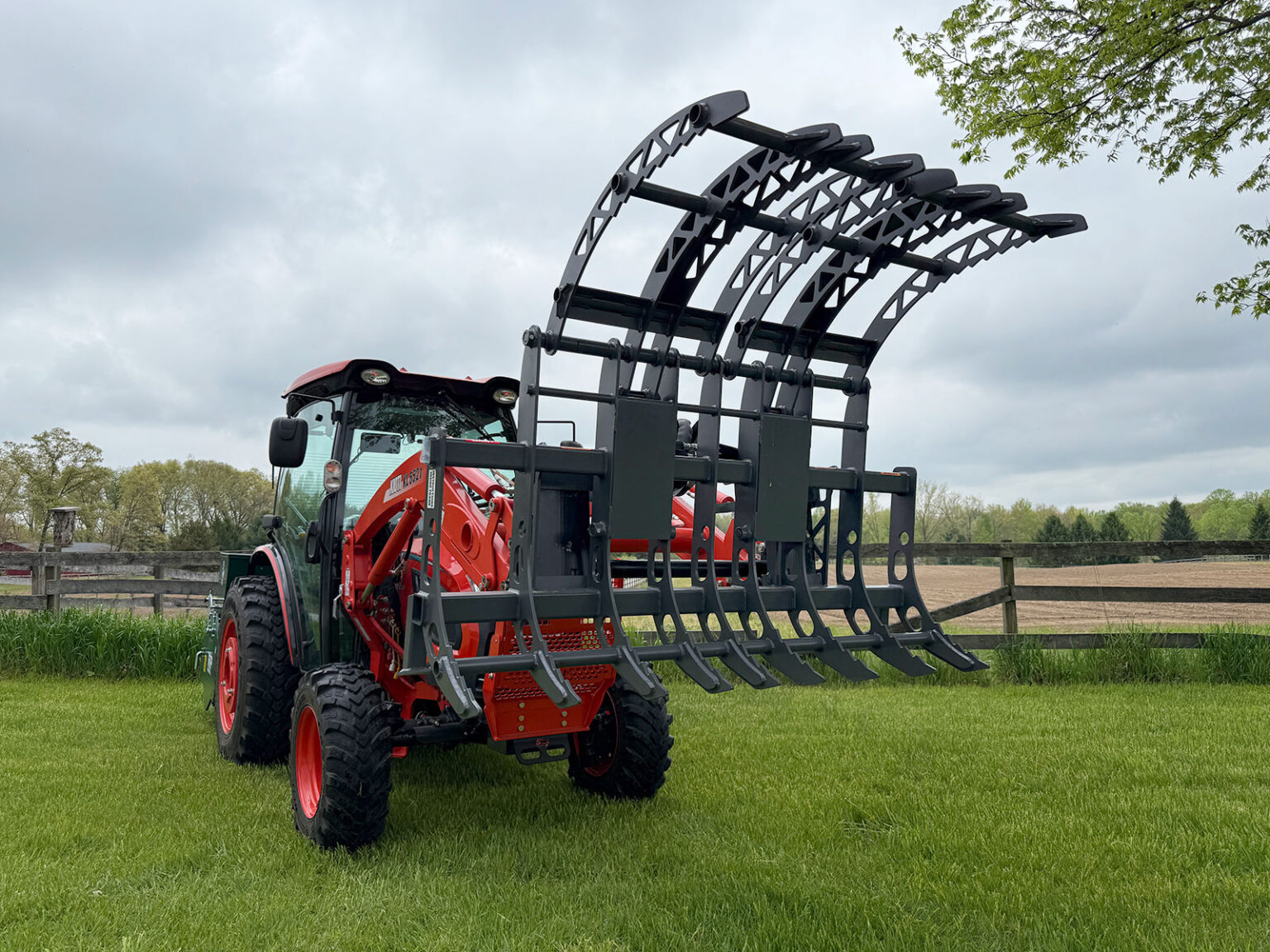 Extra-Wide Jaw Grapple Rake | Precision Mfg Big Mouth Grapples