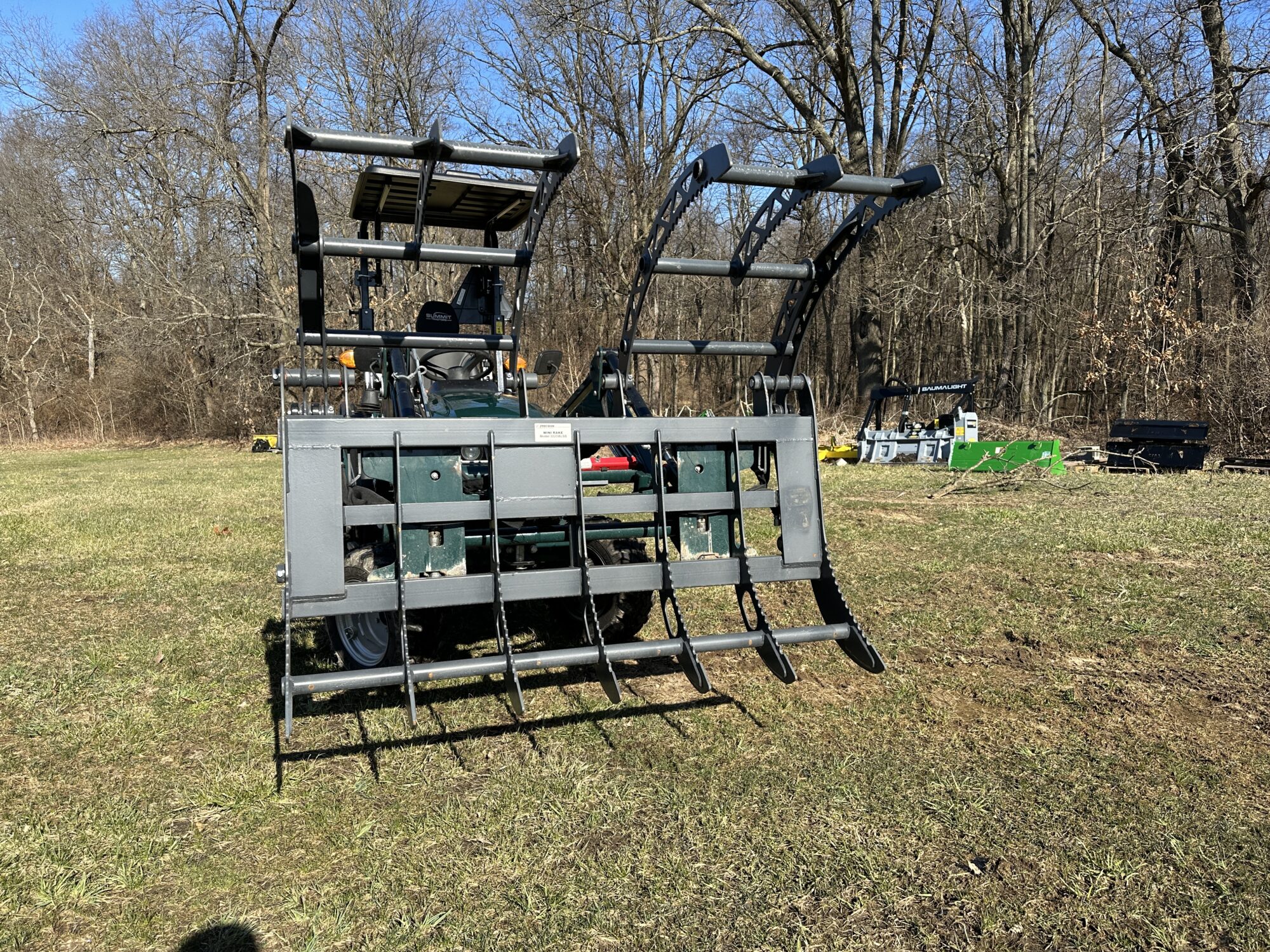 Extra-Wide Jaw Grapple Rake | Precision Mfg Big Mouth Grapples