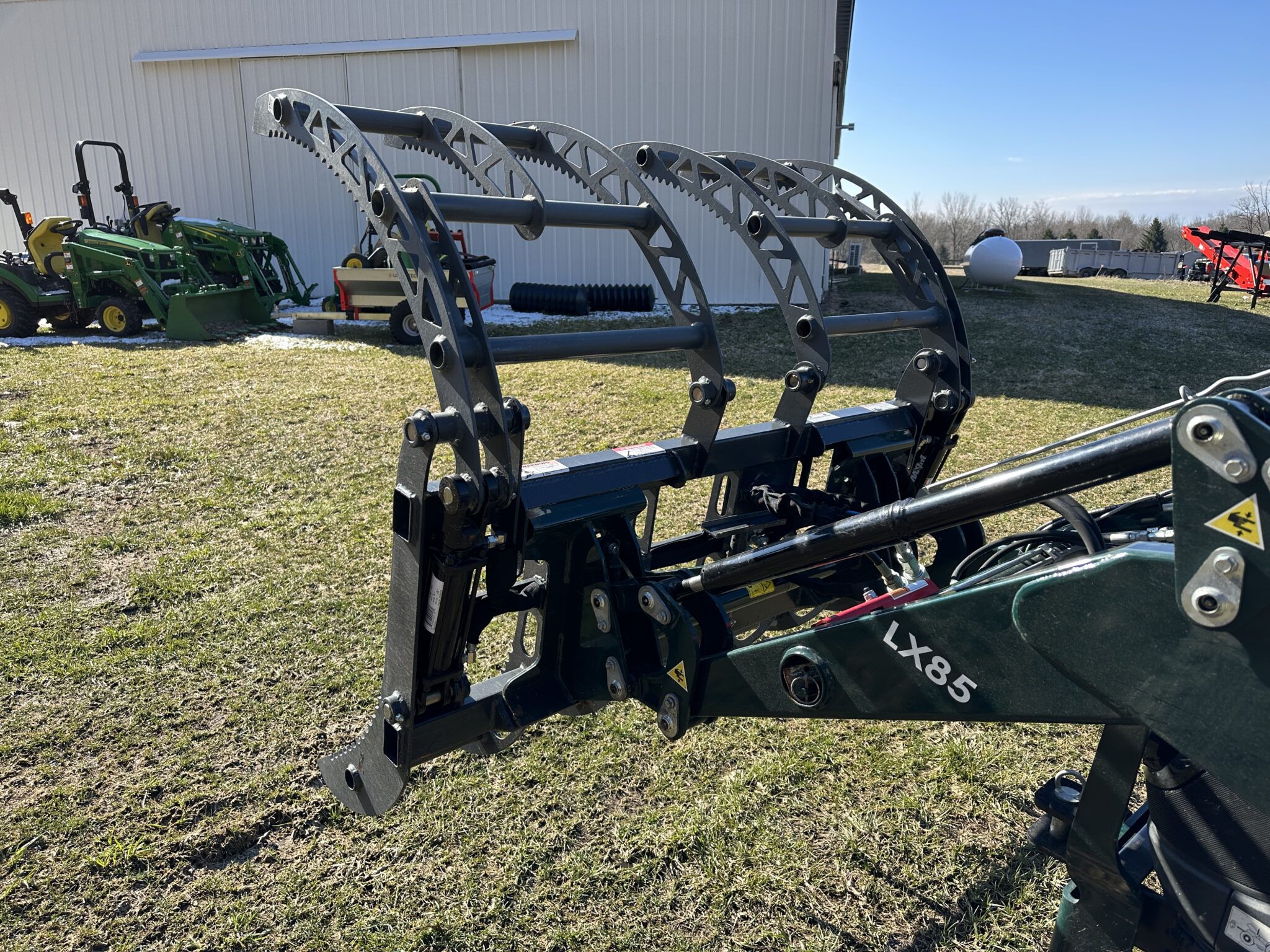 Extra-Wide Jaw Grapple Rake | Precision Mfg Big Mouth Grapples