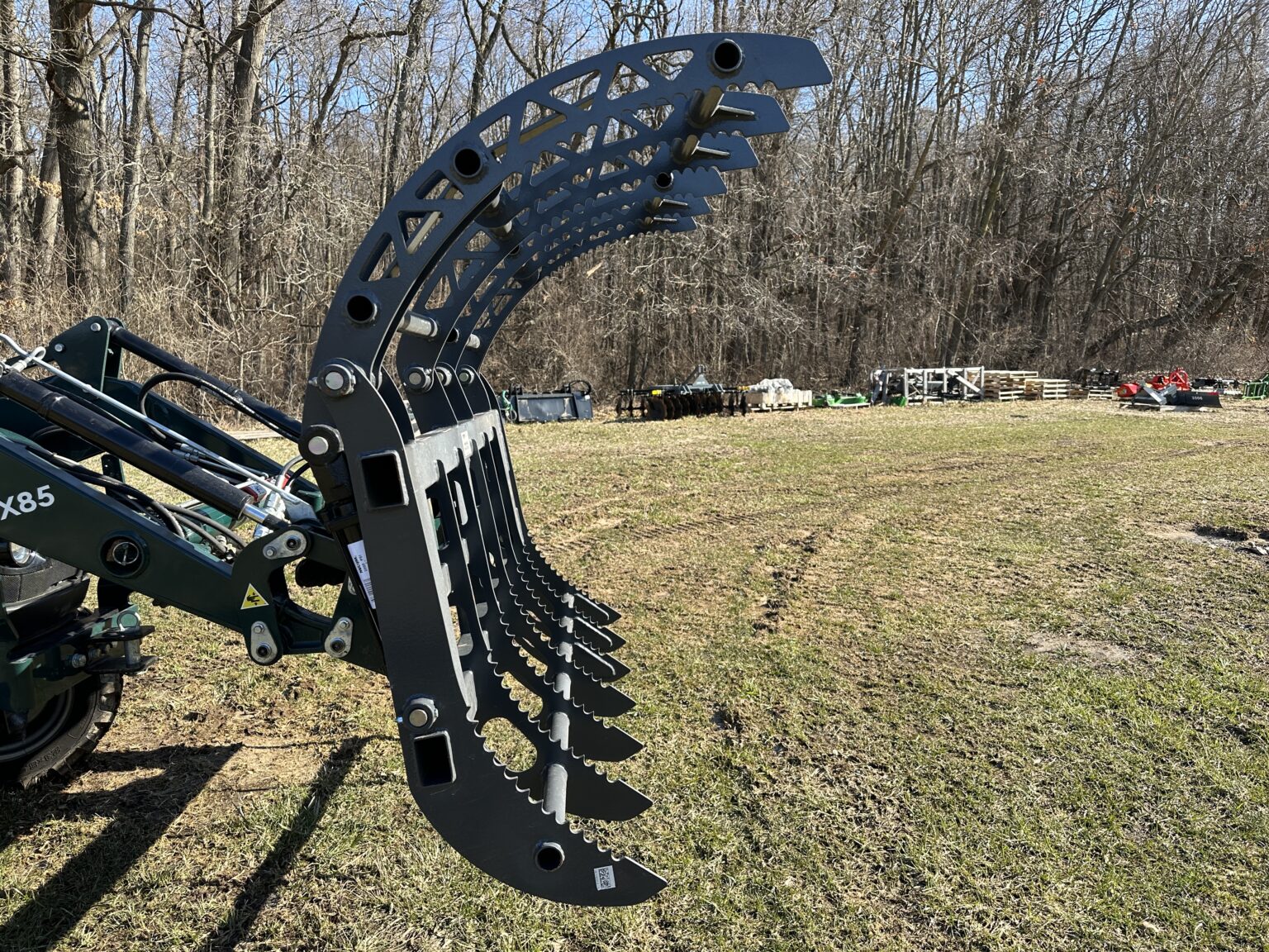 Extra-Wide Jaw Grapple Rake | Precision Mfg Big Mouth Grapples