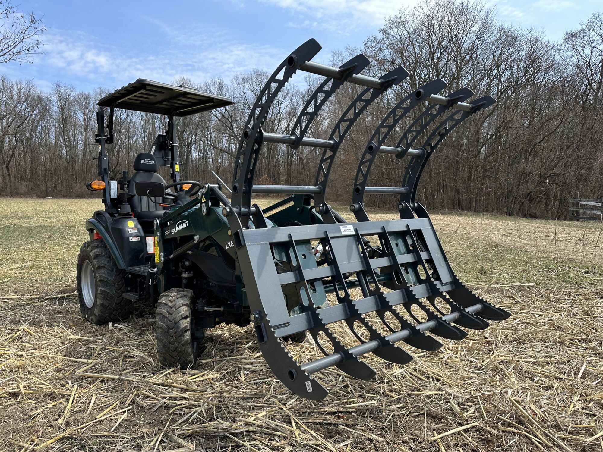 Extra-Wide Jaw Grapple Rake | Precision Mfg Big Mouth Grapples