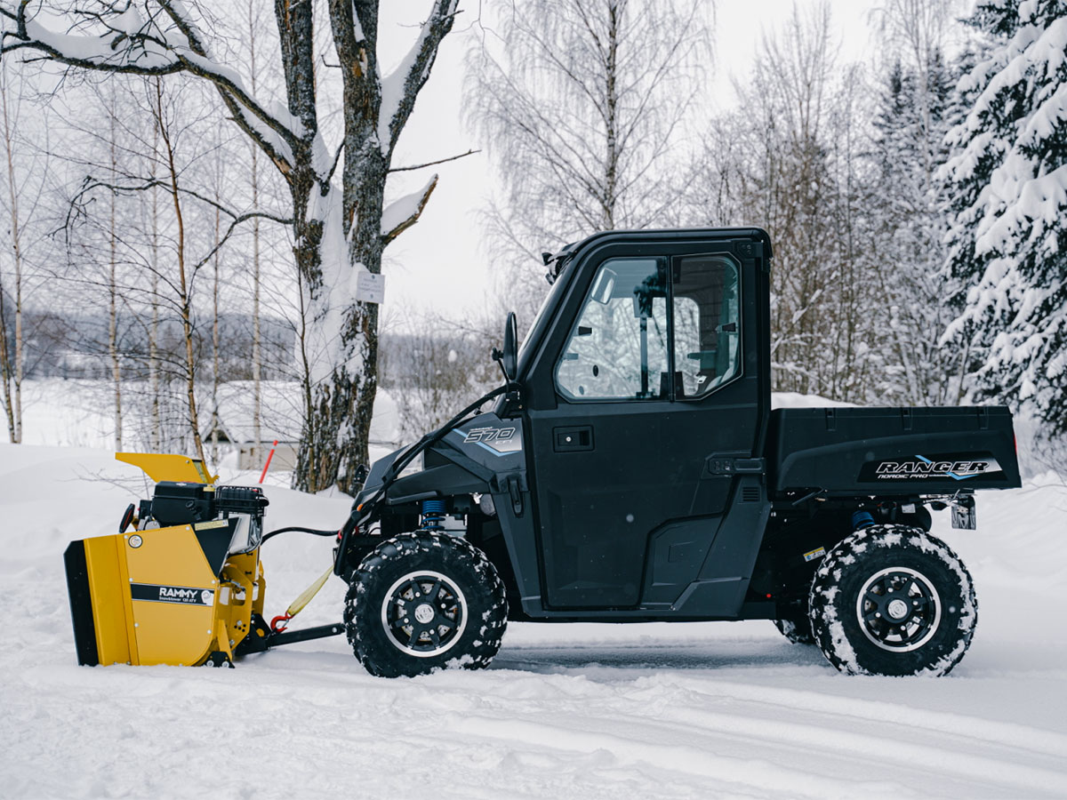 Buy Snow Blower for ATVs and UTVs by Rammy - Good Works Tractors
