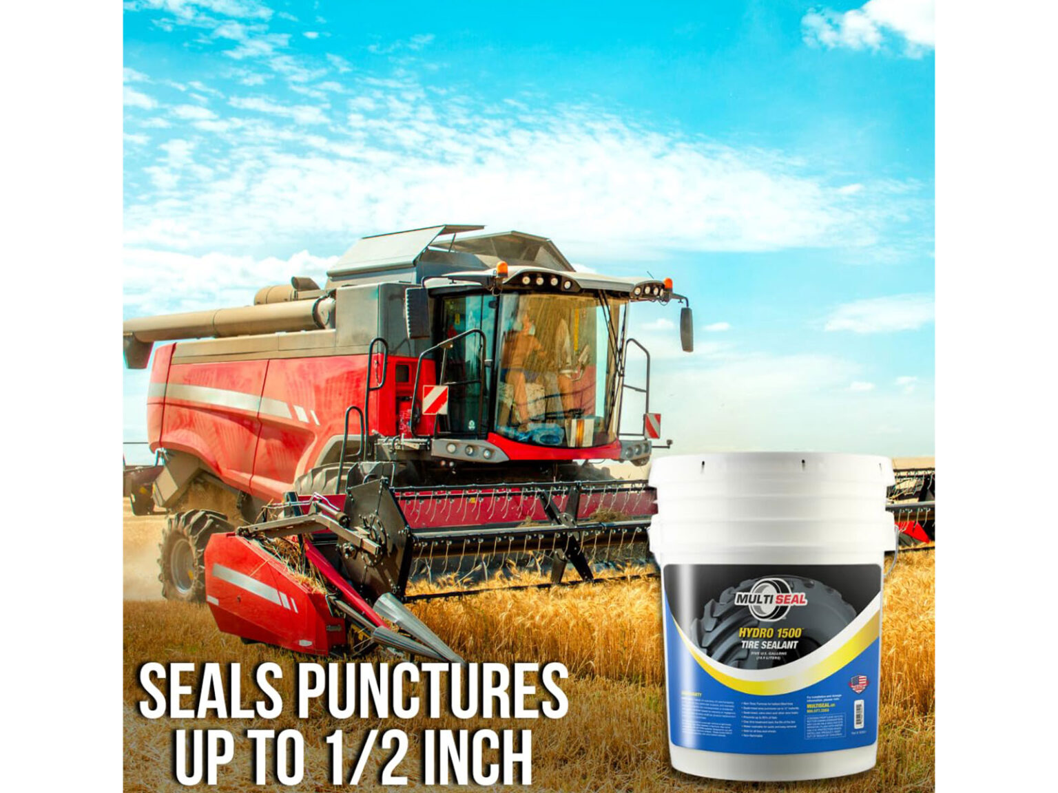 Flat Tire Prevention for Liquid-Ballast Filled Tires | MultiSeal Hydro 1500