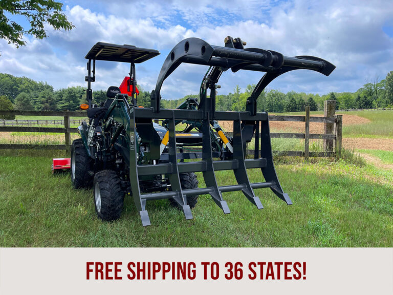 IronCraft Compact Grapple Rake - Good Works Tractors