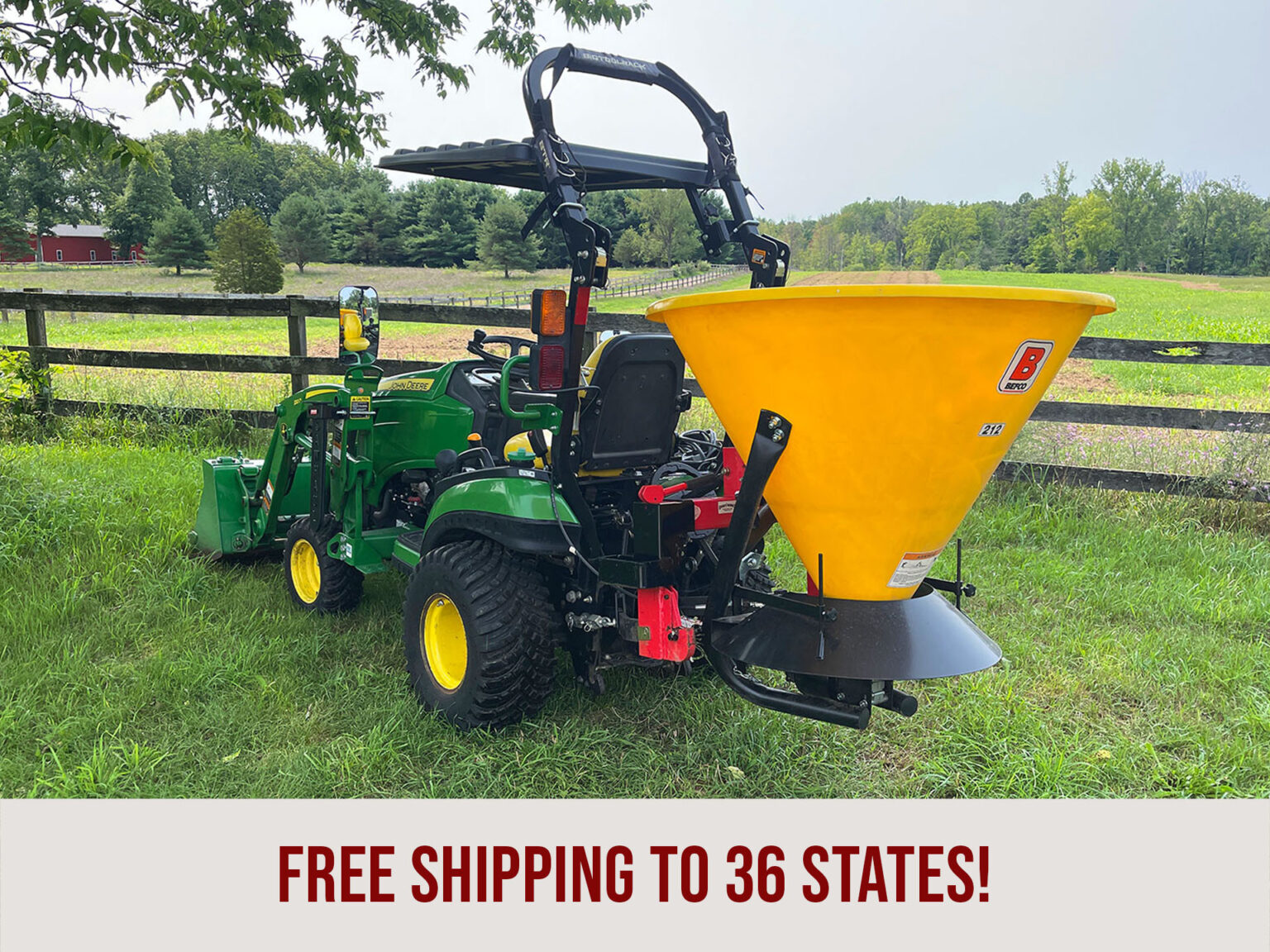 BEFCO Poly-Hop Broadcast Spreader - Good Works Tractors