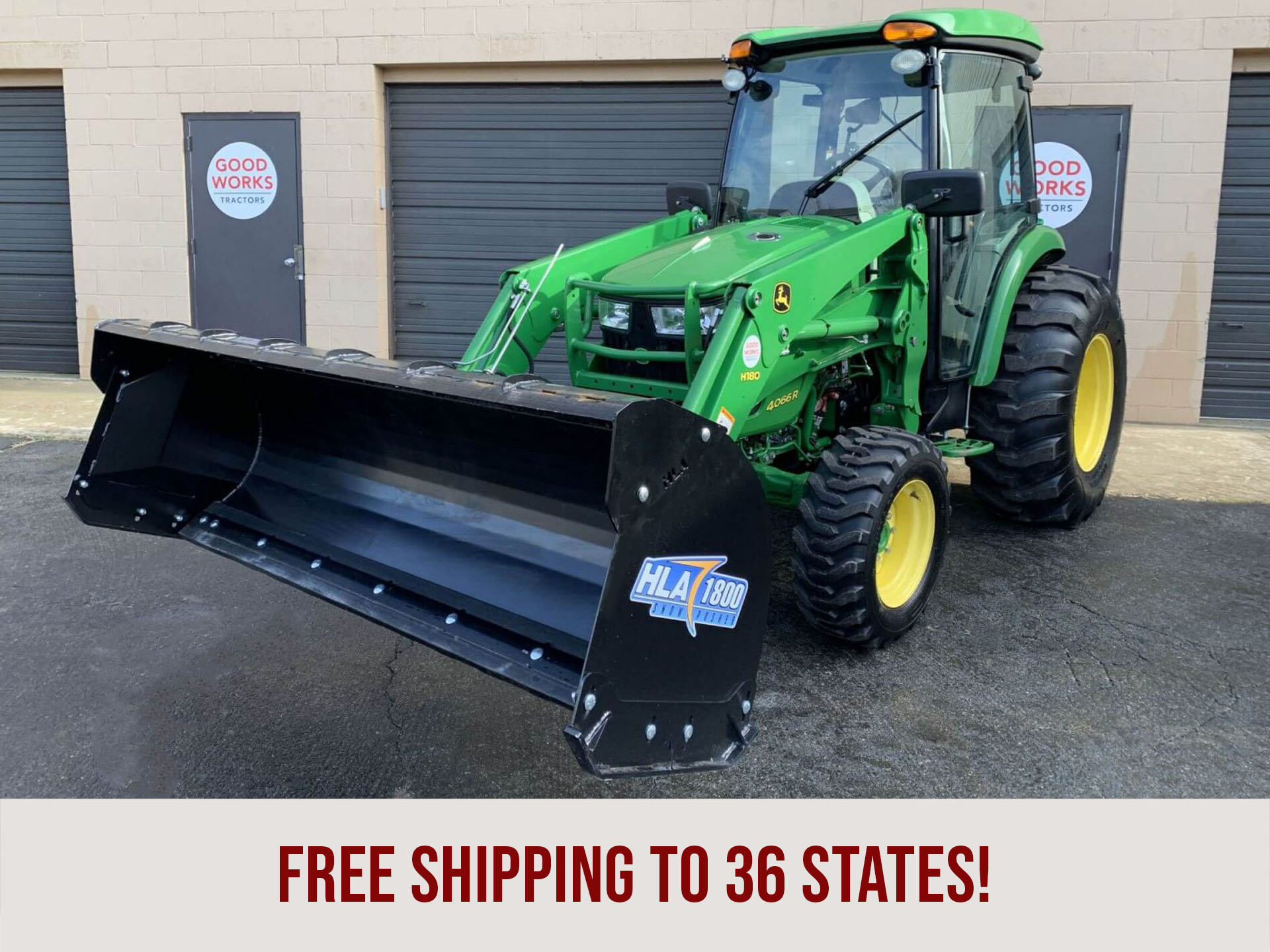 HLA 1800 Snow Pusher - Good Works Tractors