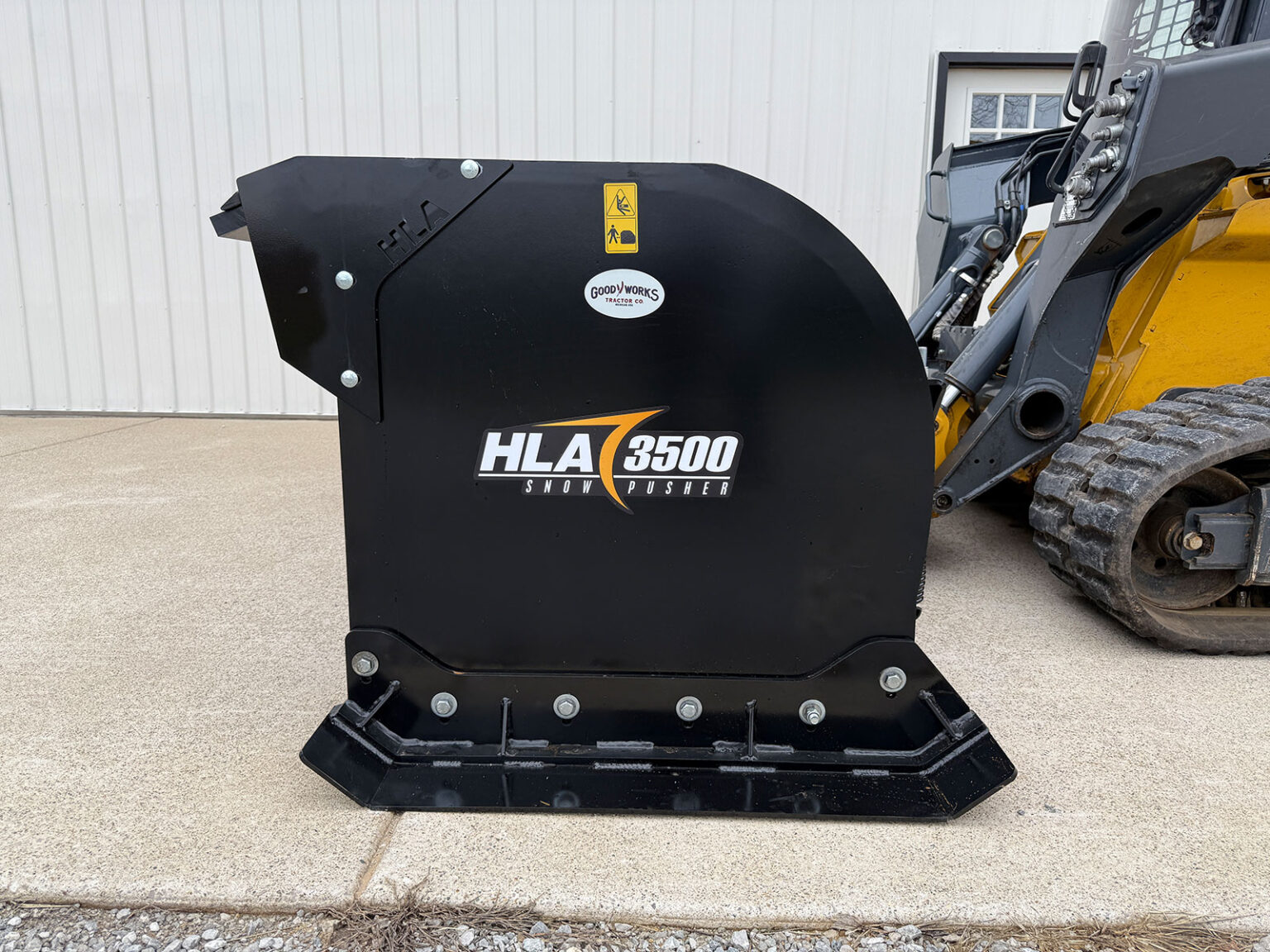 Snow Pusher For Utility Tractors | HLA 3500