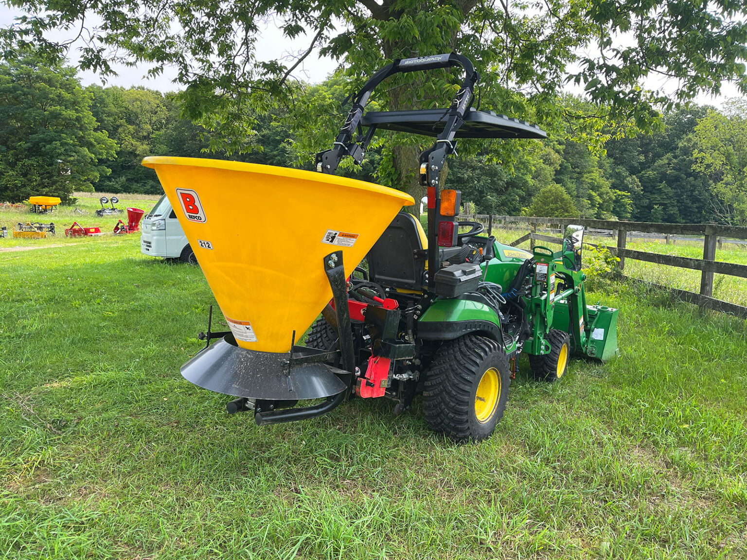 Buy 3-Pt Fertilizer Spreader BEFCO Poly-Hop - Good Works Tractors