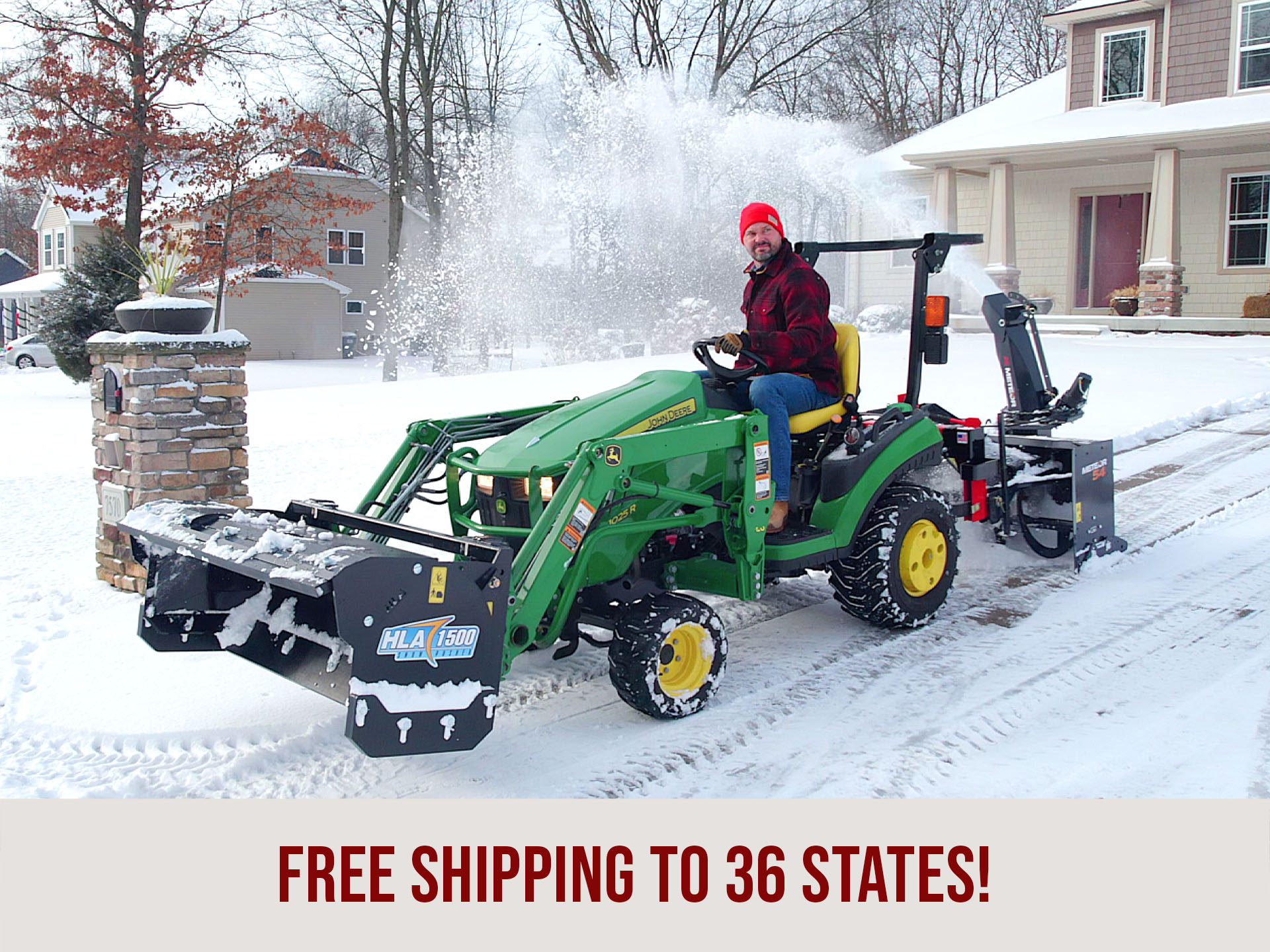 MK Martin Pull-Type Snowblower - Good Works Tractors