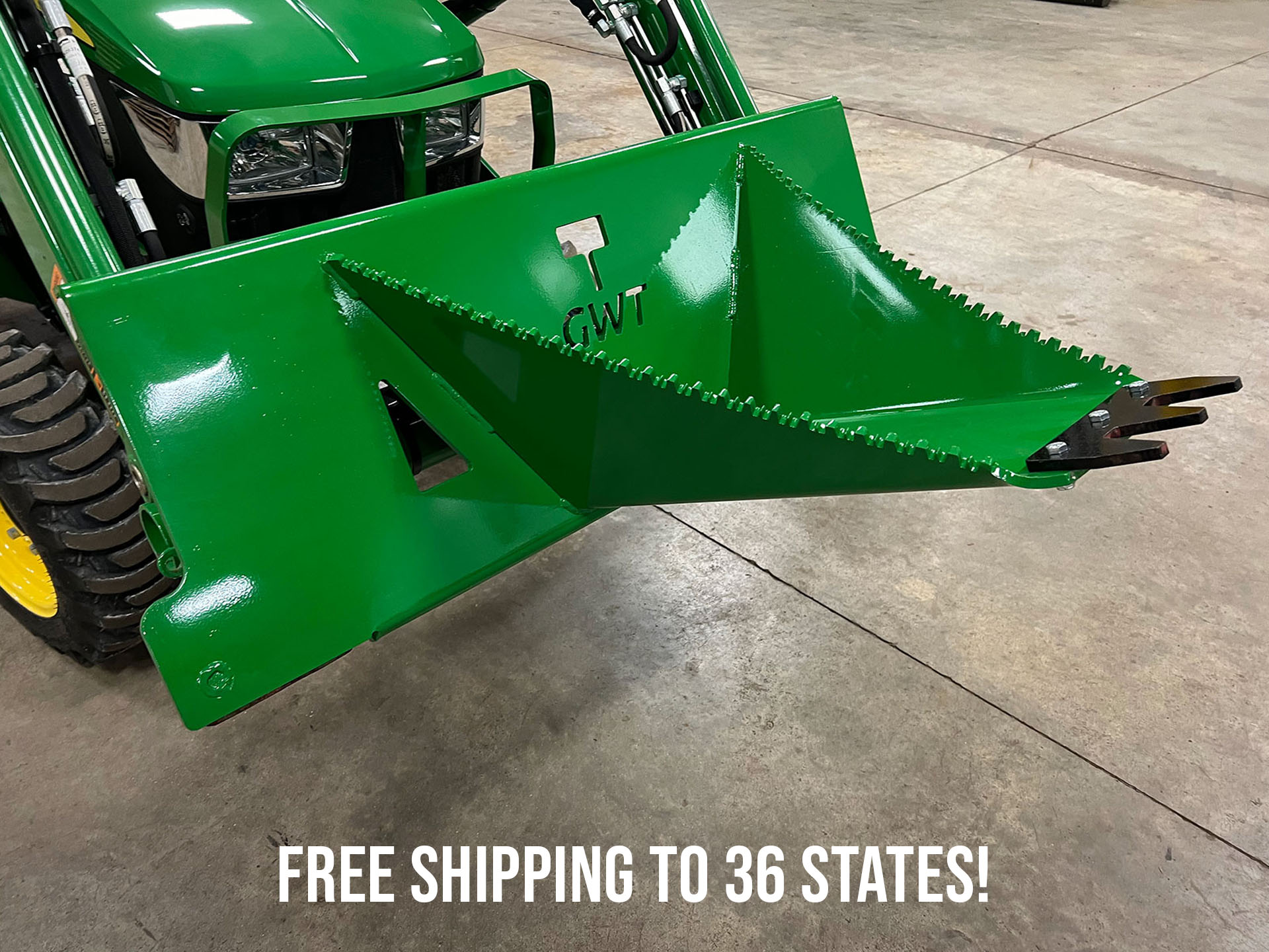 Stump Bucket for Tractors - GWT Heavy Duty Wrecker