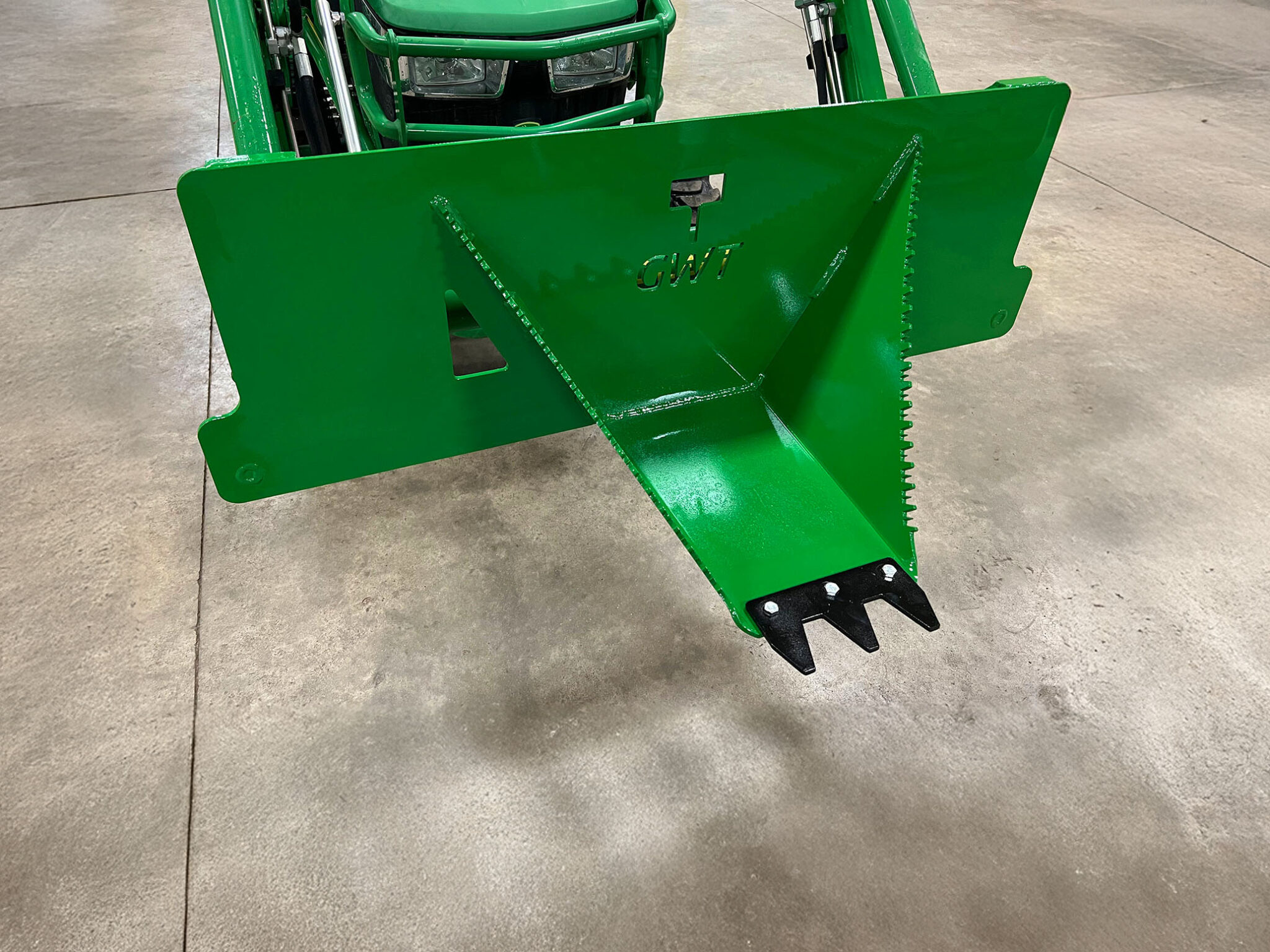 Stump Bucket for Small Tractors Limited Edition Green GWT Mini Wrecker ...