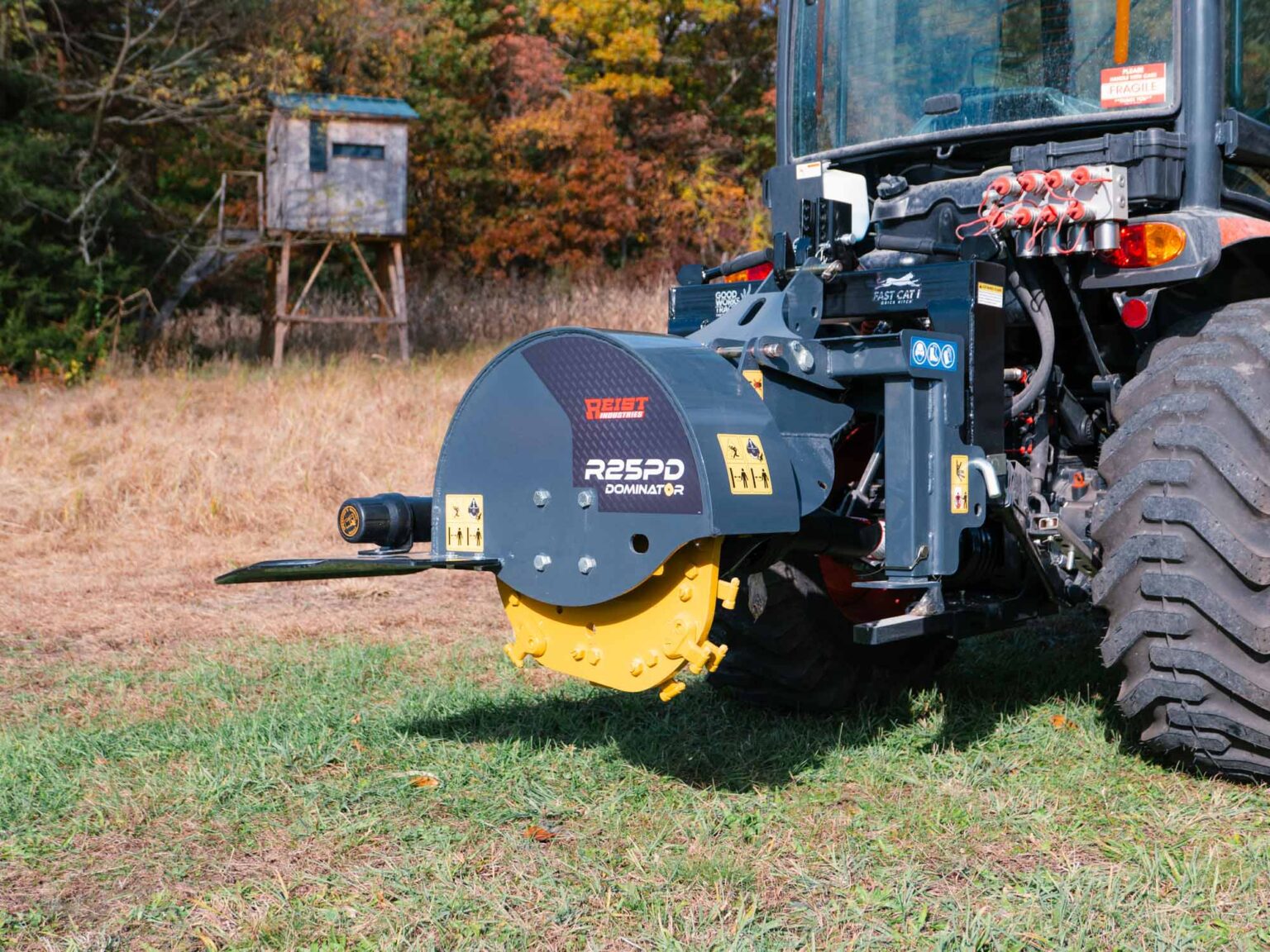 3-Point PTO Stump Grinder for Tractors | Reist R25PD