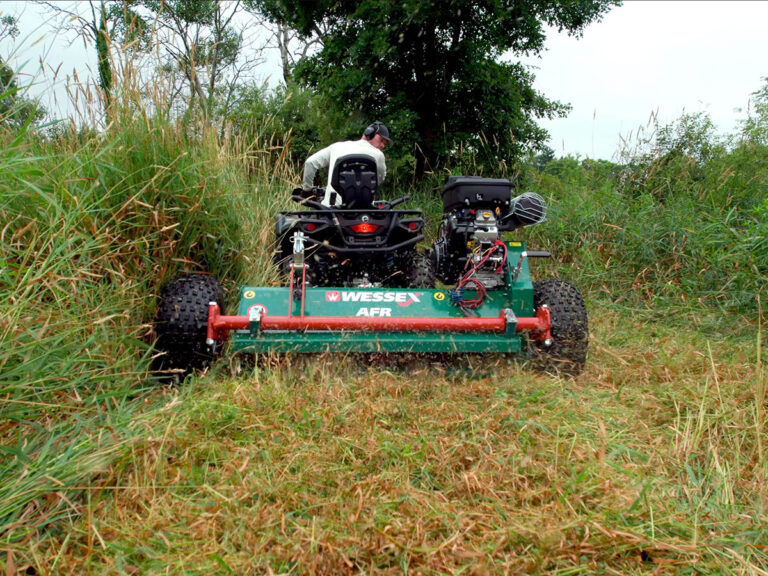 Flail Mower for ATVs | Heavy Duty, Self-Powered, Offset