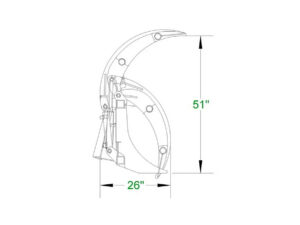 Heavy Duty AR400 Grapple Rake | IronCraft