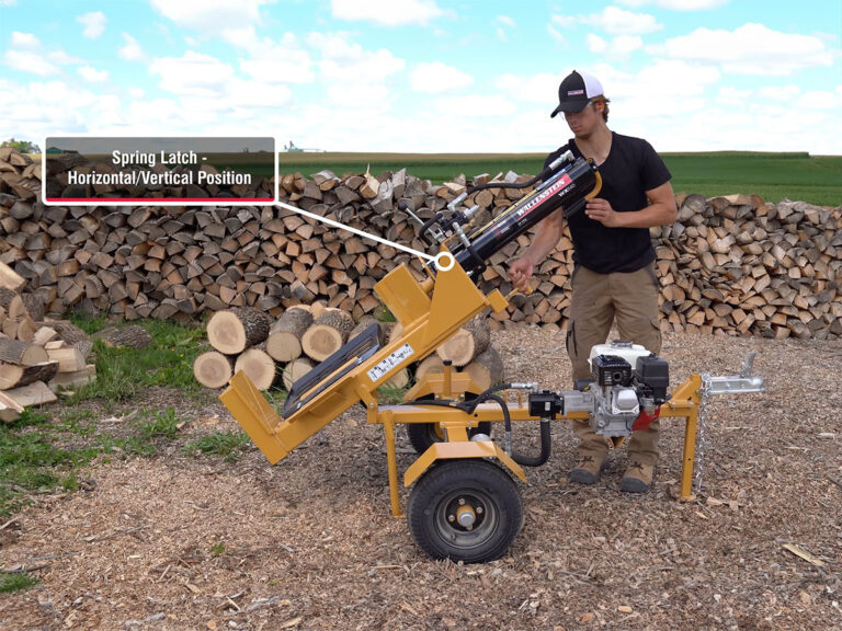 20 Ton Self-Powered Horizontal / Vertical Log Splitter | Wallenstein