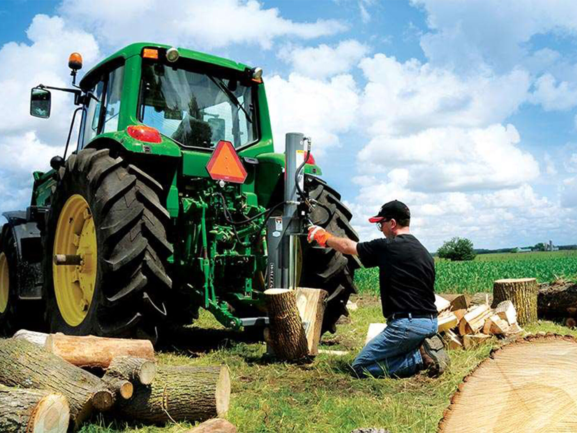 Tractor Powered Vertical Log Splitters | Wallenstein