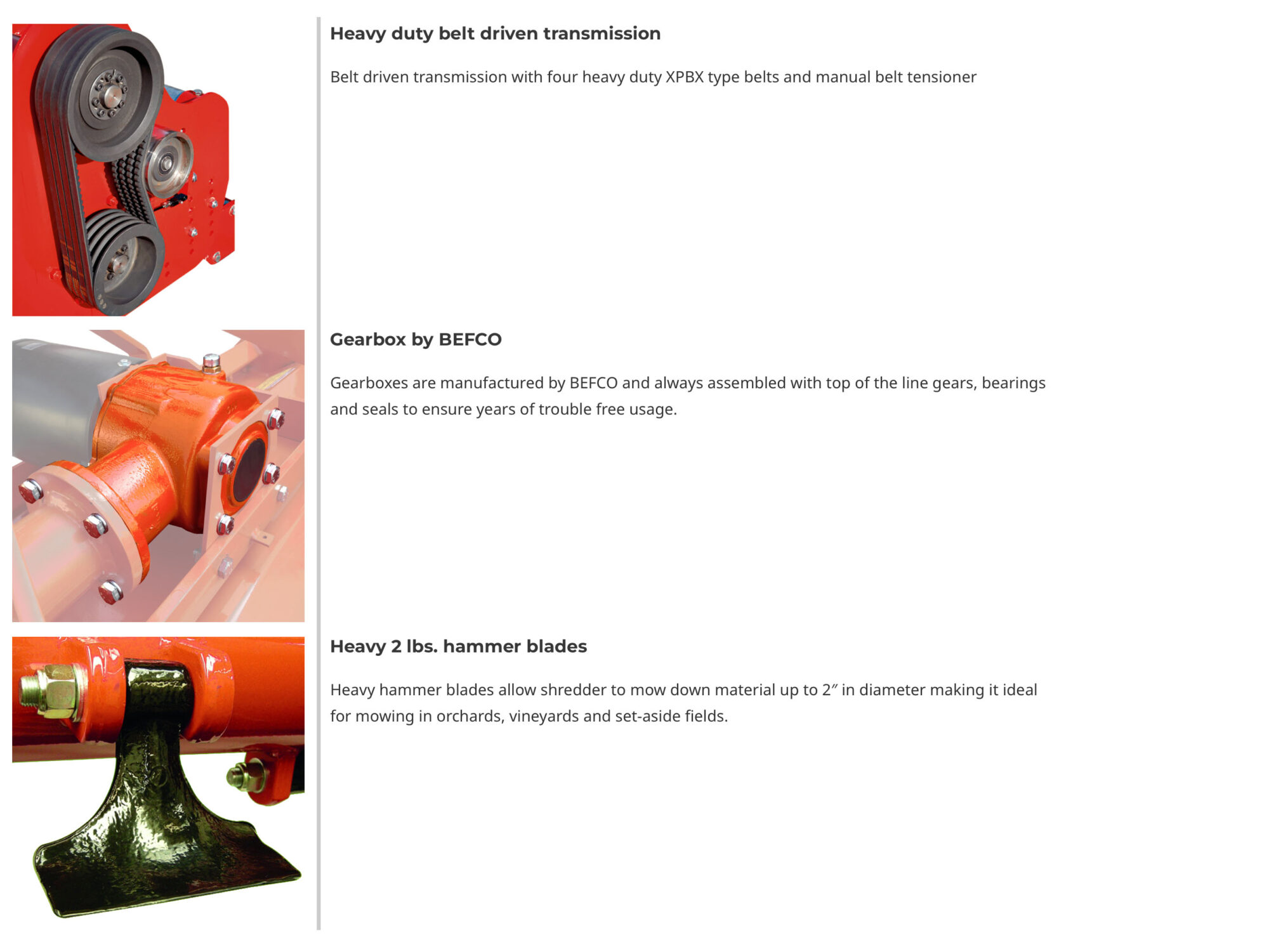 Quick Hitch Flail Mower | BEFCO DESTROYER D90