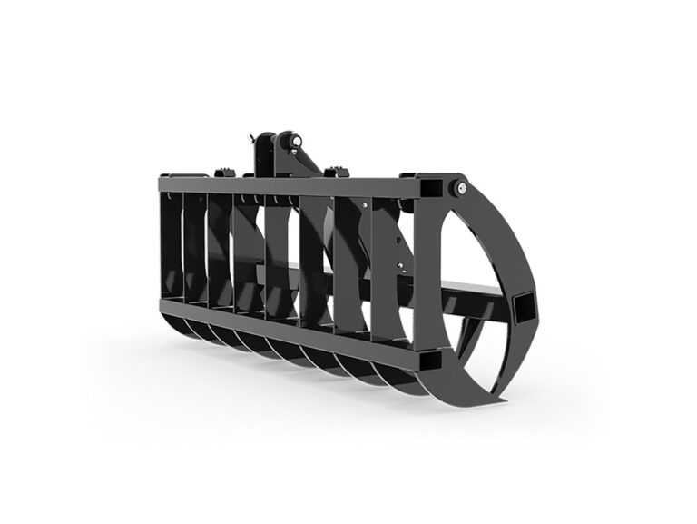 Grapple For Skid Steer | HLA Light Duty Root Rake Grapple