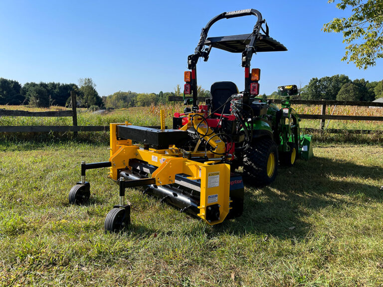 3-Point Power Rake for Compact Tractors | Nortec Raptor Soil Processor