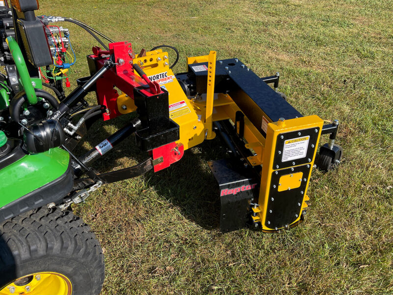 3-Point Power Rake for Compact Tractors | Nortec Raptor Soil Processor