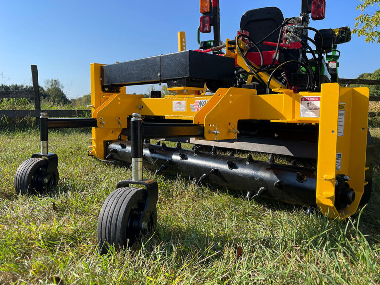 3-Point Power Rake for Compact Tractors | Nortec Raptor Soil Processor