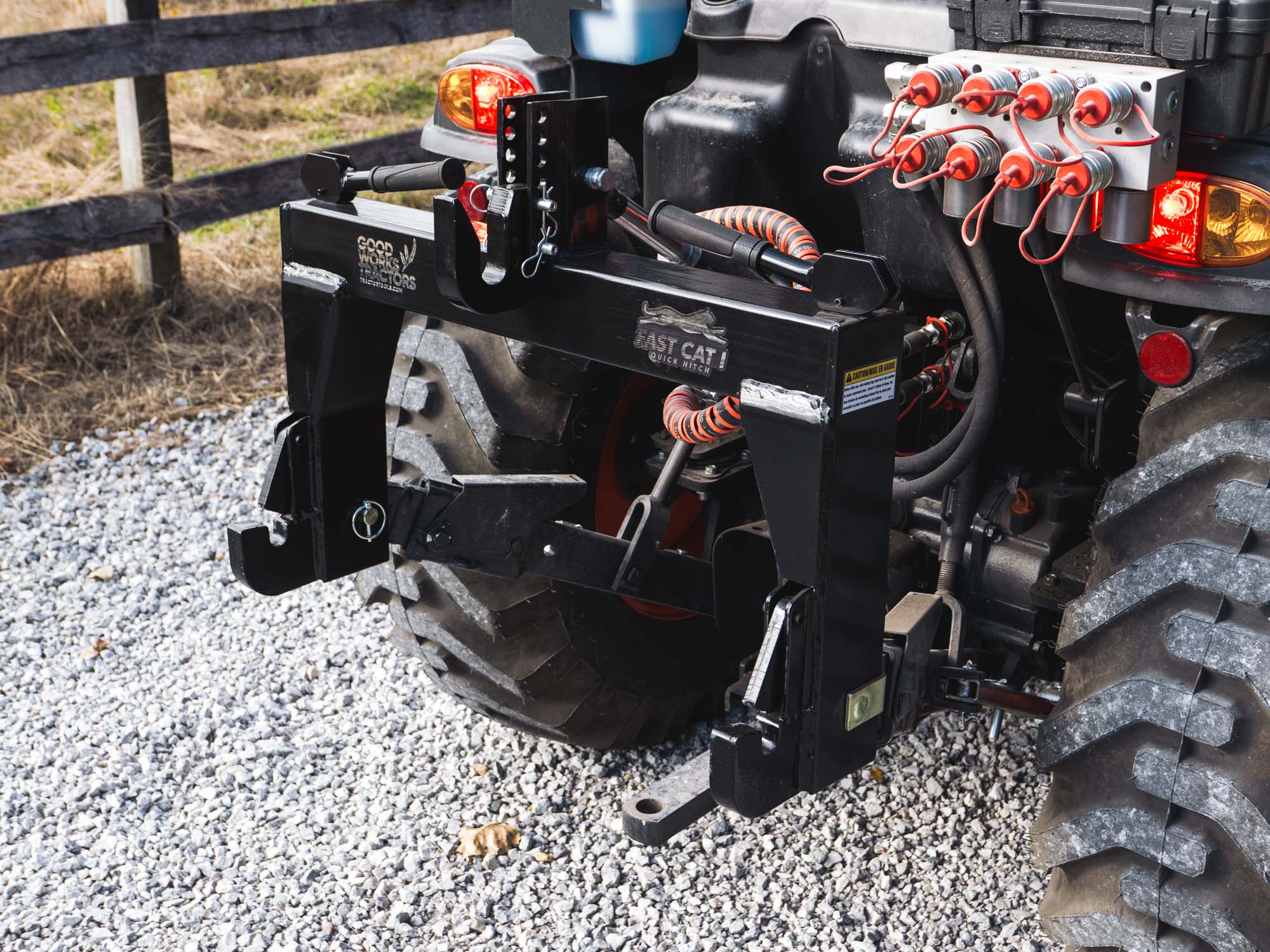 Quick Hitch for Tractors, Category I 3-Point | GWT Fast CAT I