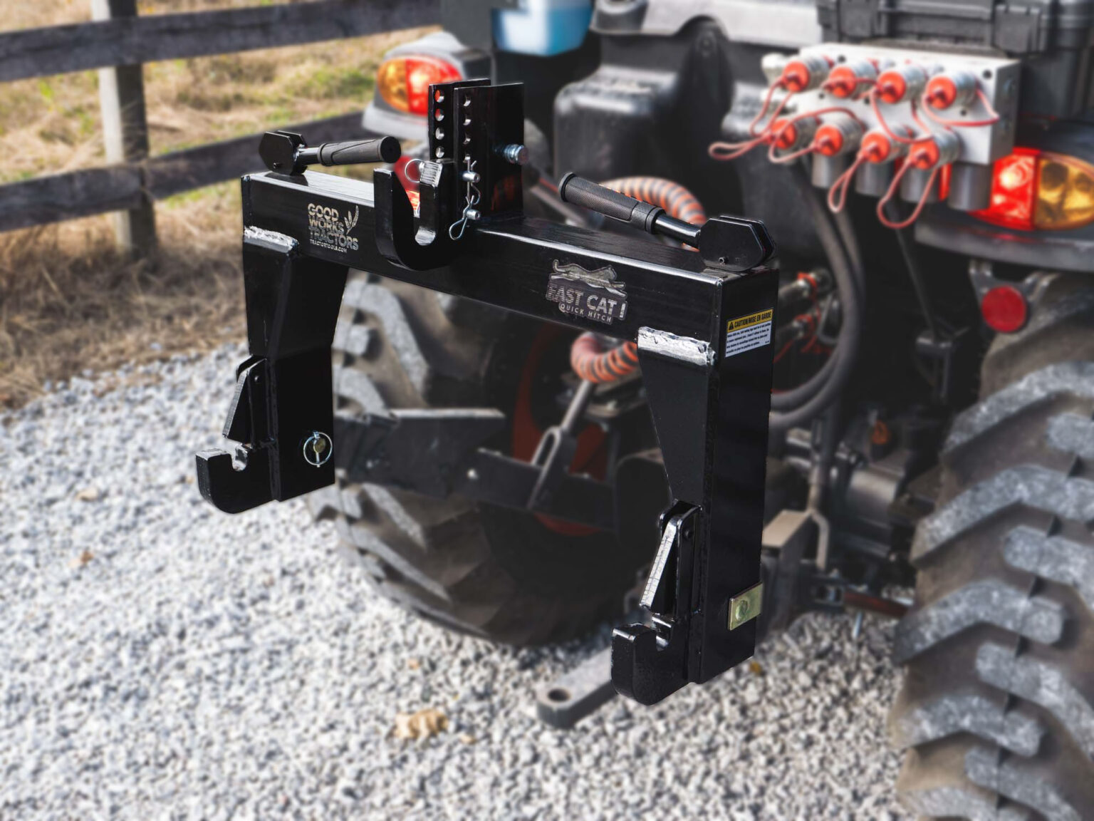 Quick Hitch for Tractors, Category I 3-Point | GWT Fast CAT I