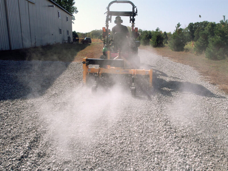 3-Point Power Rake for Compact Tractors | Nortec Raptor Soil Processor
