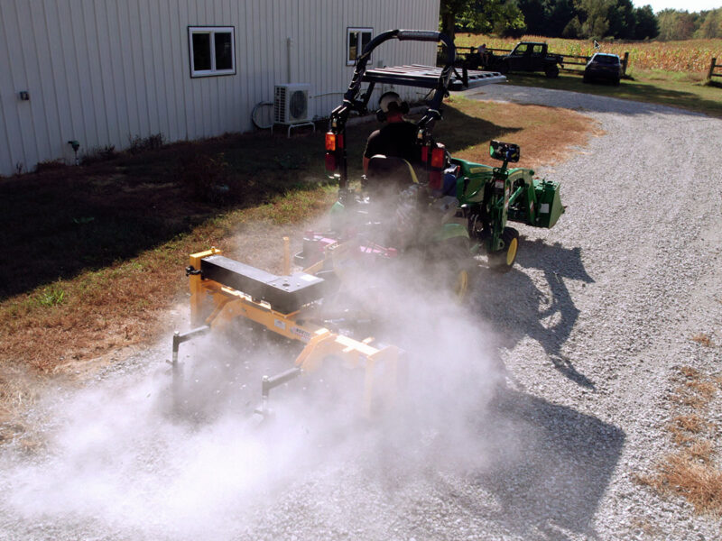 3-Point Power Rake for Compact Tractors | Nortec Raptor Soil Processor